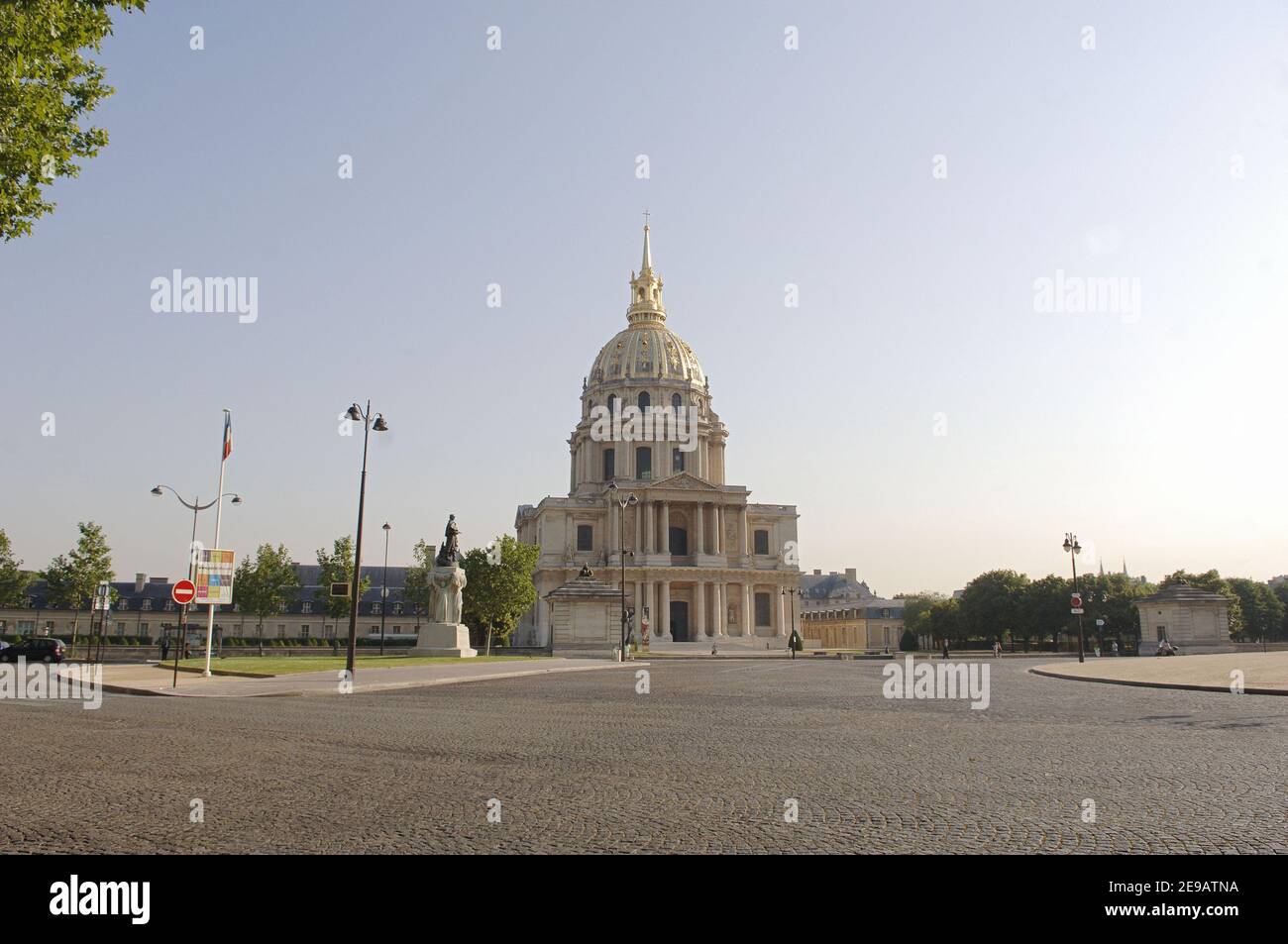 Illustration of Les invalides, in Paris, France, on June 12, 2006 ...