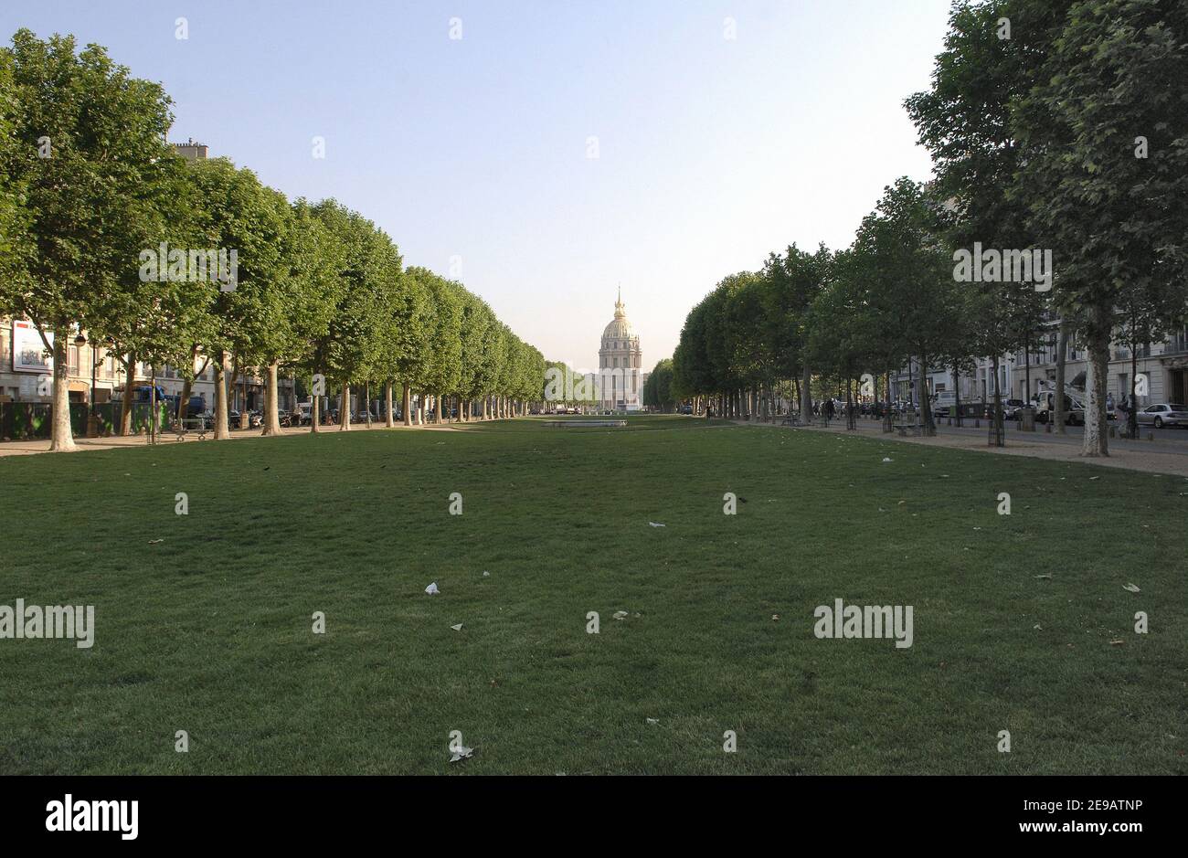 Illustration of Les invalides, in Paris, France, on June 12, 2006 ...
