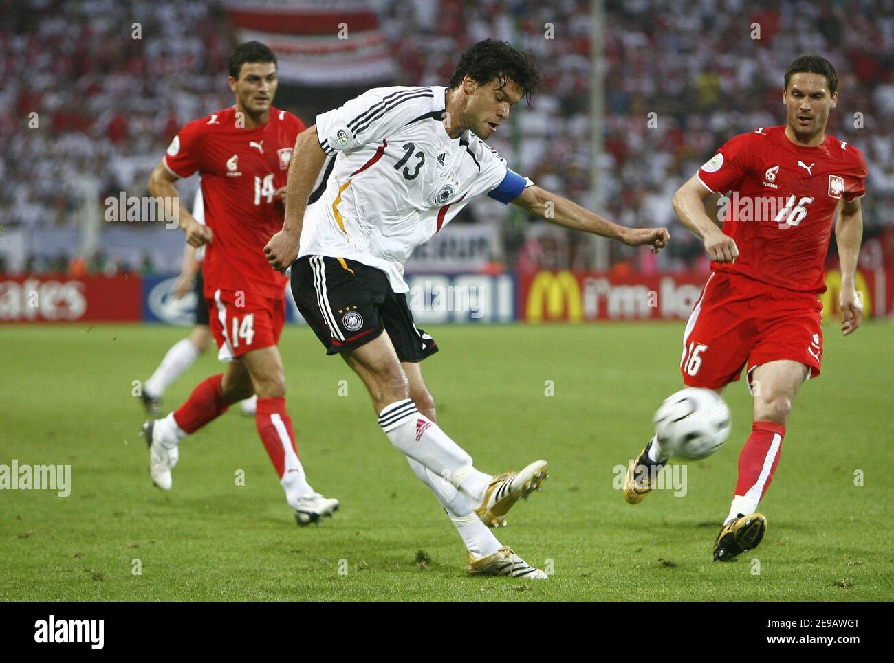 Germany's Michael Ballack in action during the World Cup 2006, Germany ...