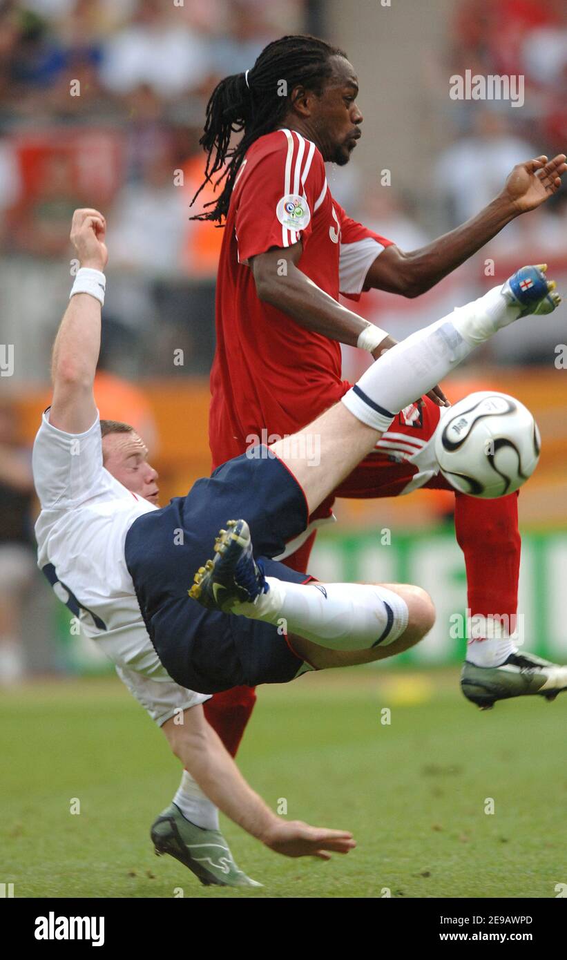 England's Wayne Rooney in action during the World Cup 2006, England vs ...