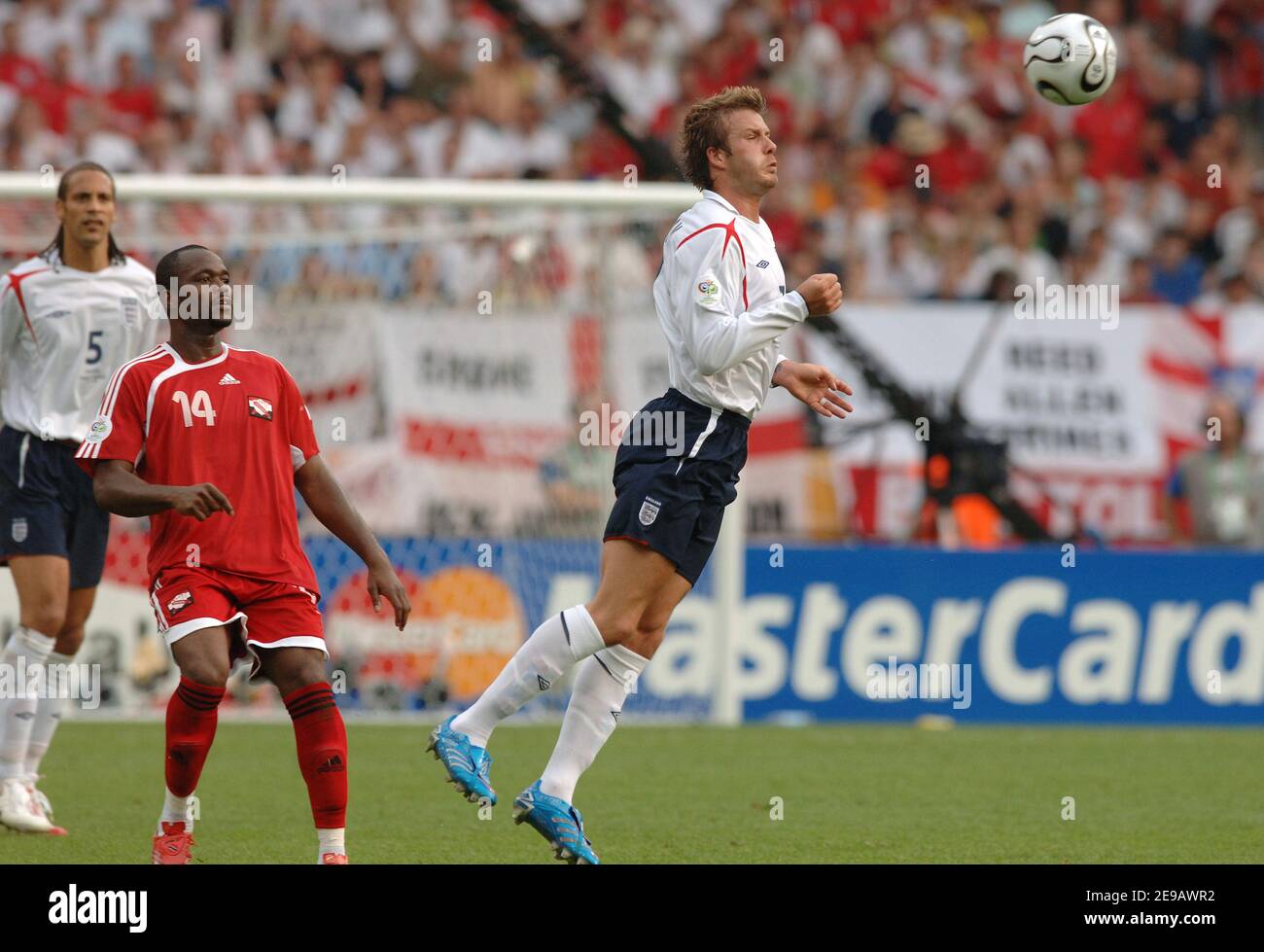 England's David Beckham during the World Cup 2006, England vs Trinidad ...