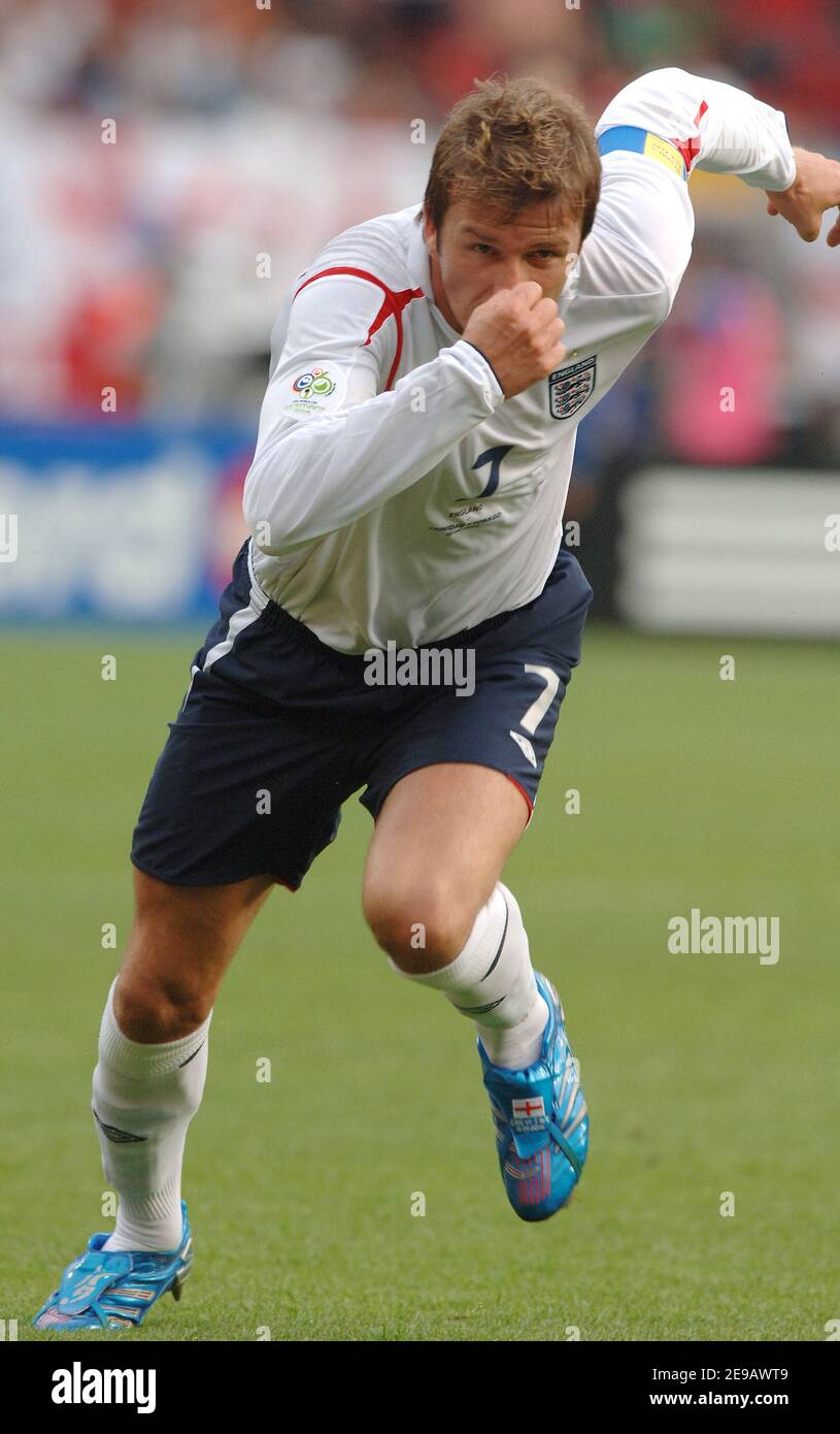 England's David Beckham during the World Cup 2006, England vs Trinidad ...