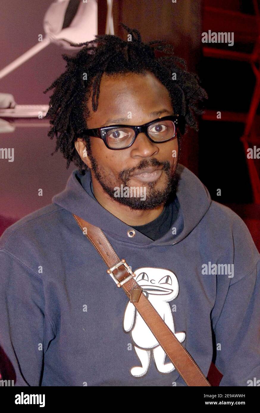 Singer Tete at the party to celebrate the Vespa's 60th birthday in ...