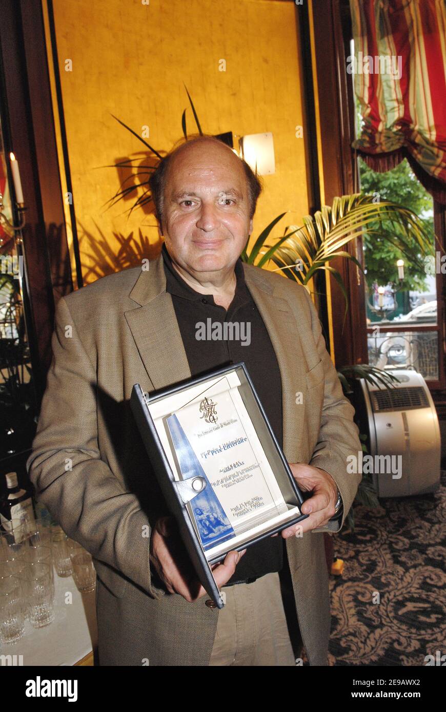 Andre Kass wins the 2006 'Count of Monte Cristo' Prize ceremony held at ...