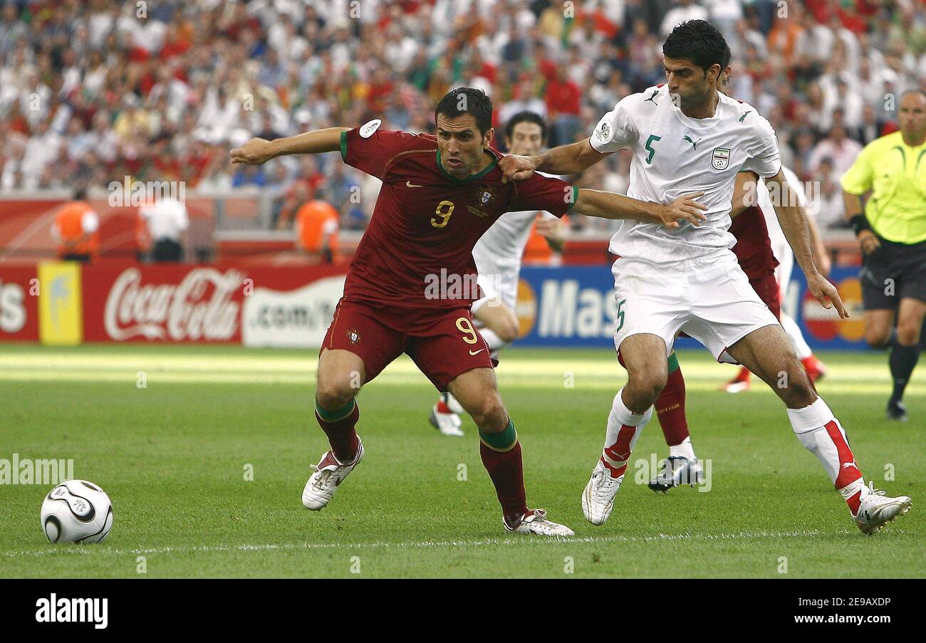 Portugal's Pauleta in action during the World Cup 2006, Portugal vs ...