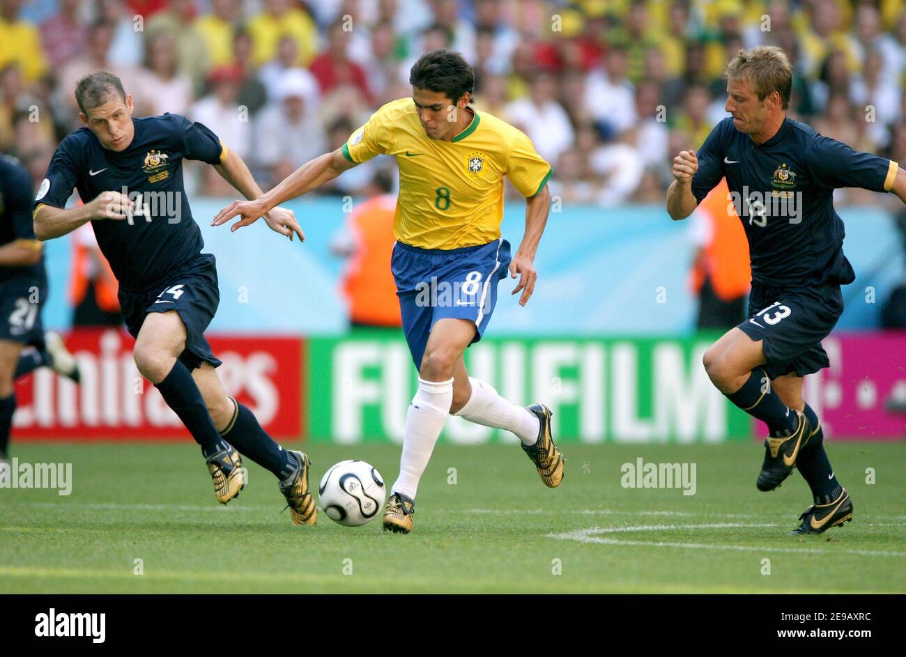 Brazil's Kaka during the World Cup 2006, Group F, Brazil vs Australia ...