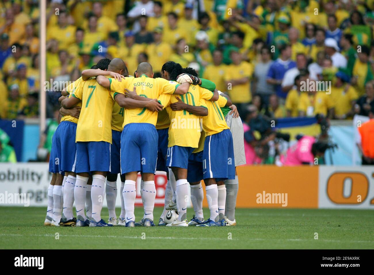 Brazil's soccer team before the World Cup 2006, Group F, Brazil vs ...