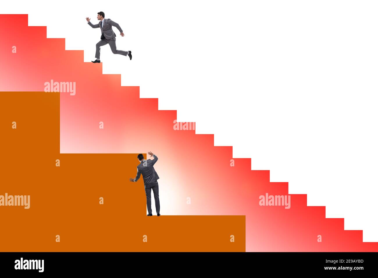 Concept of unfair treatment of the different employees Stock Photo - Alamy