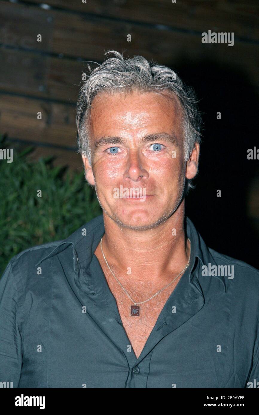 French actor and humorist Franck Dubosc poses during the 'Camping' film ...