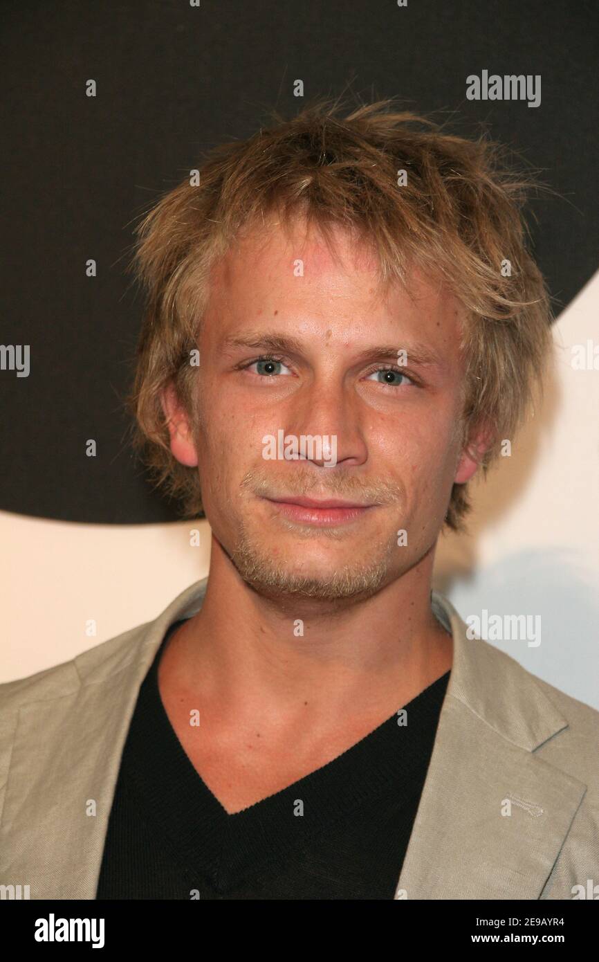 French actor Jeremie Renier attends the 15th prize 'Montblanc of ...