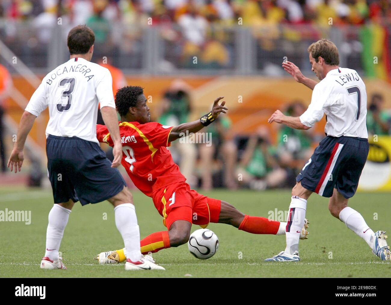 Ghana's Derek Boateng during the World Cup 2006, Group E, USA vs Ghana ...