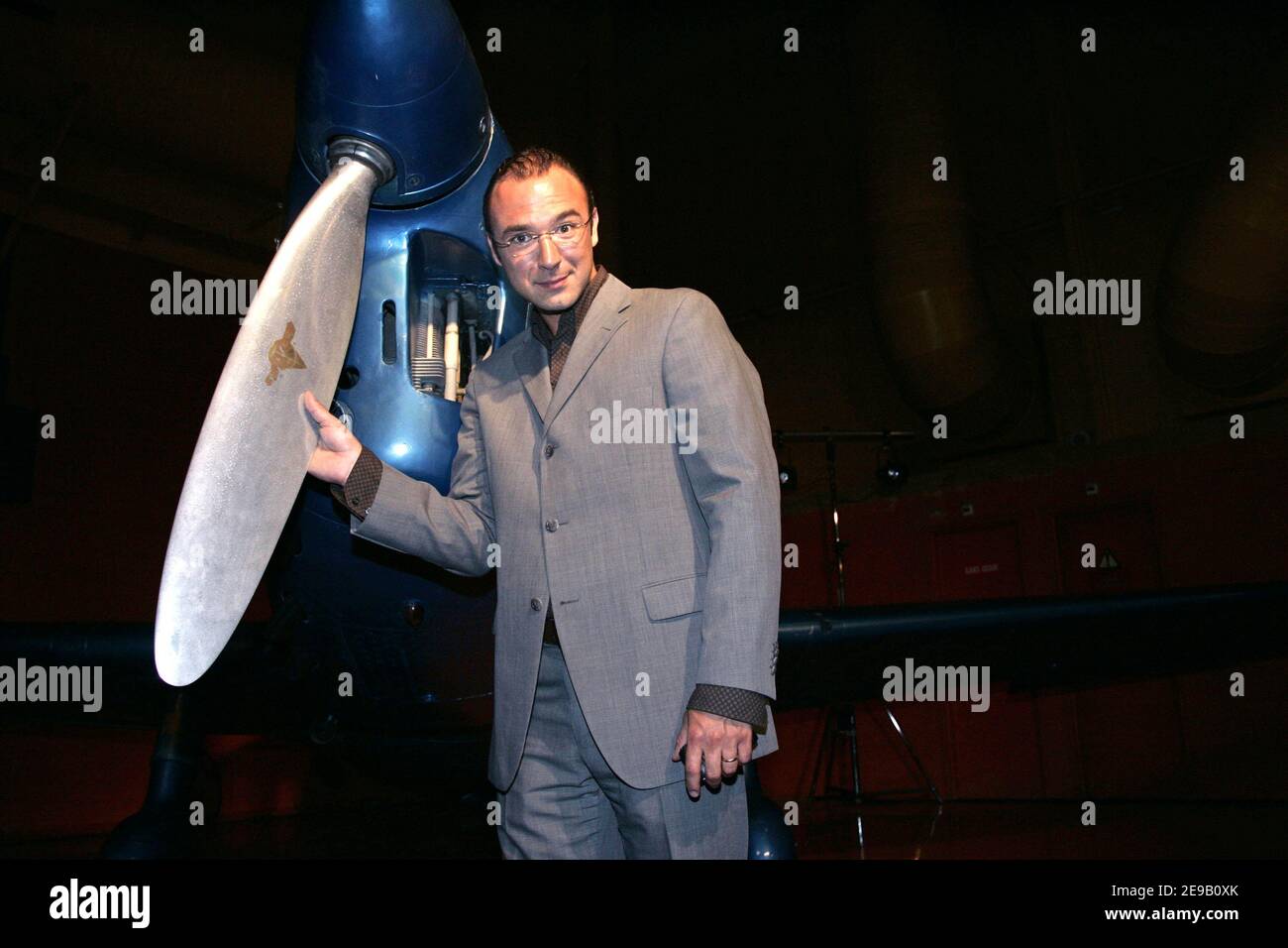 French TV presenter Alexandre Devoise during the inauguration of 'L ...