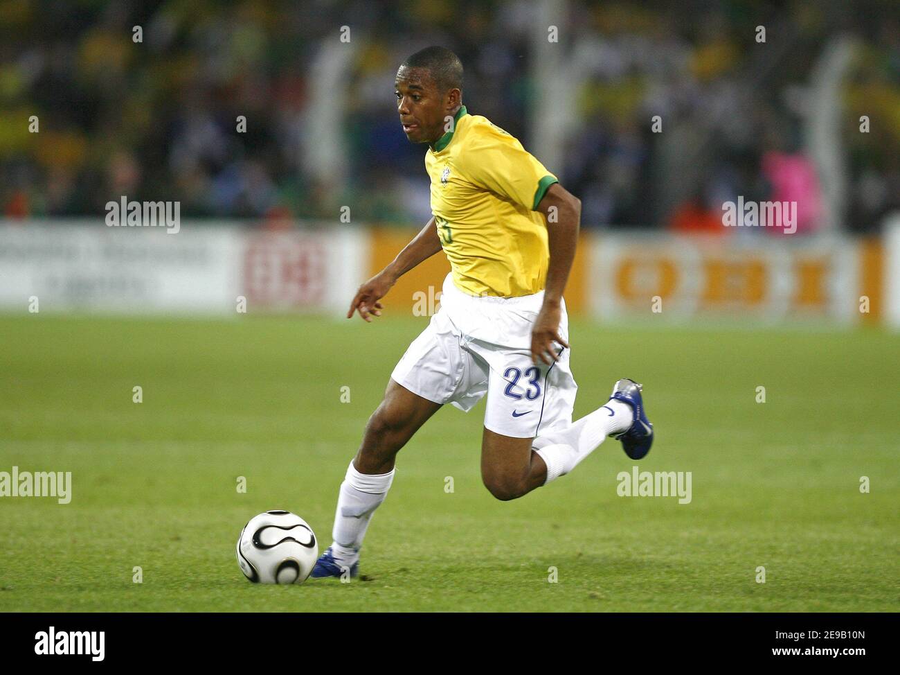 Brazil's Robinho during the World Cup 2006, Group F, Japan vs Brazil at ...