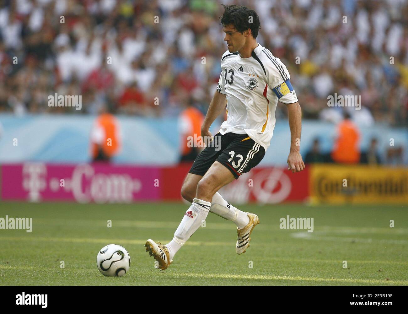 Germany's Michael Ballack in action during the World Cup 2006, Second ...
