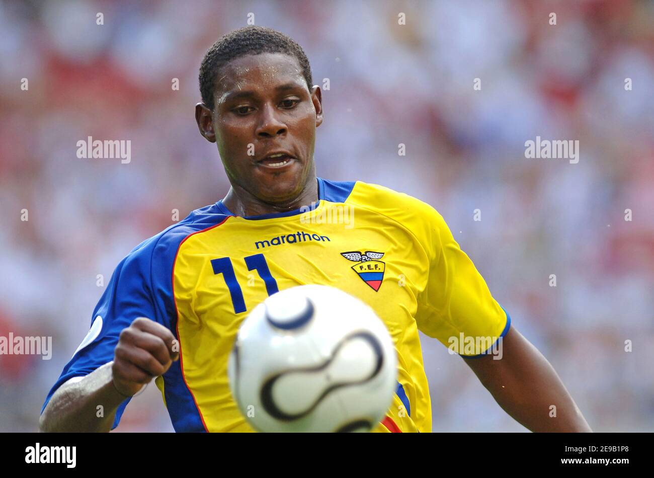Ecuador's Agustin Delgado in action during the World Cup 2006, Second ...