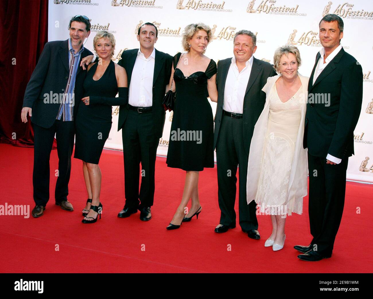 (L to R ) Tex, Valerie Payet, Thierry Beccaro, Marie-Ange Nardi, David ...