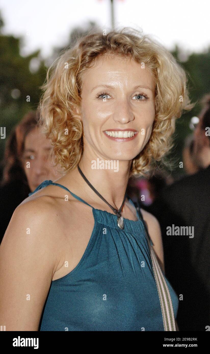 Alexandra Lamy attends the party at the Cinematheque Francaise to ...