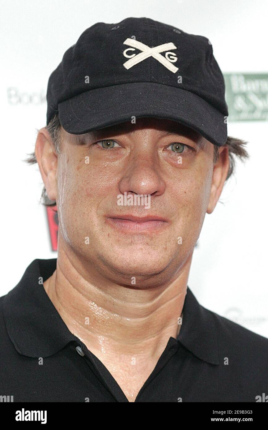 "Tom Hanks arrives at the Public Theater's Opening Night Performance of ...