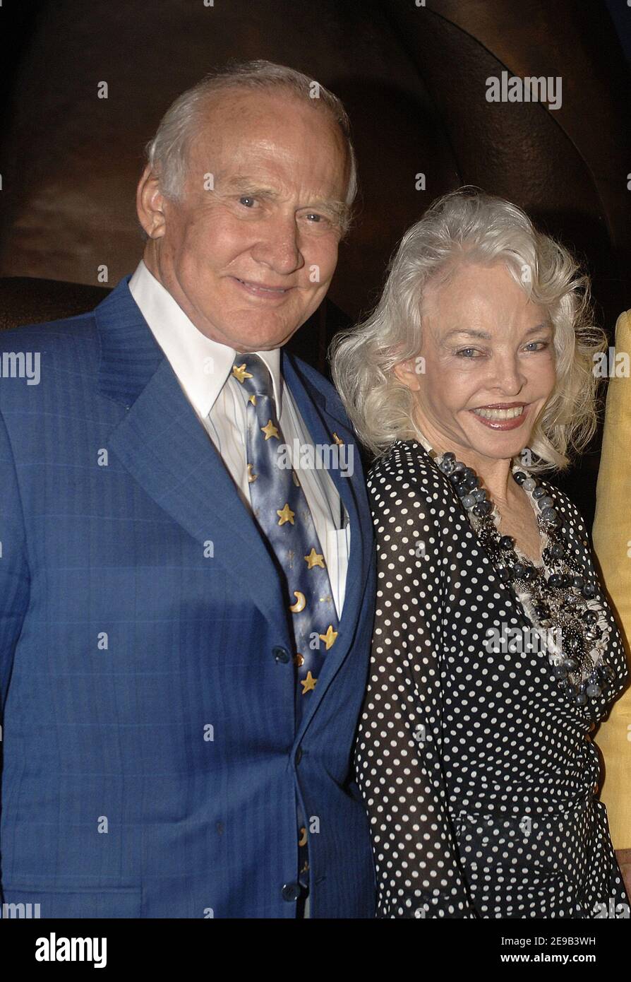 Buzz Aldrin and wife Lois attend the Jaeger LeCoultre party celebrating ...