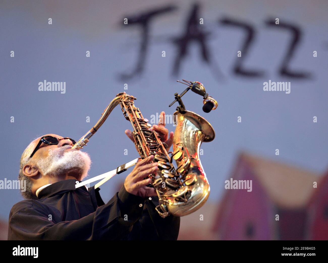 Jazz legendary tenor saxophonist Sonny Rollins performs at Jazz ...