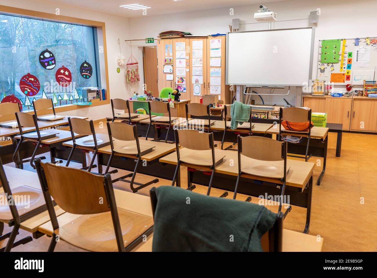 Modern Elementary School Classroom