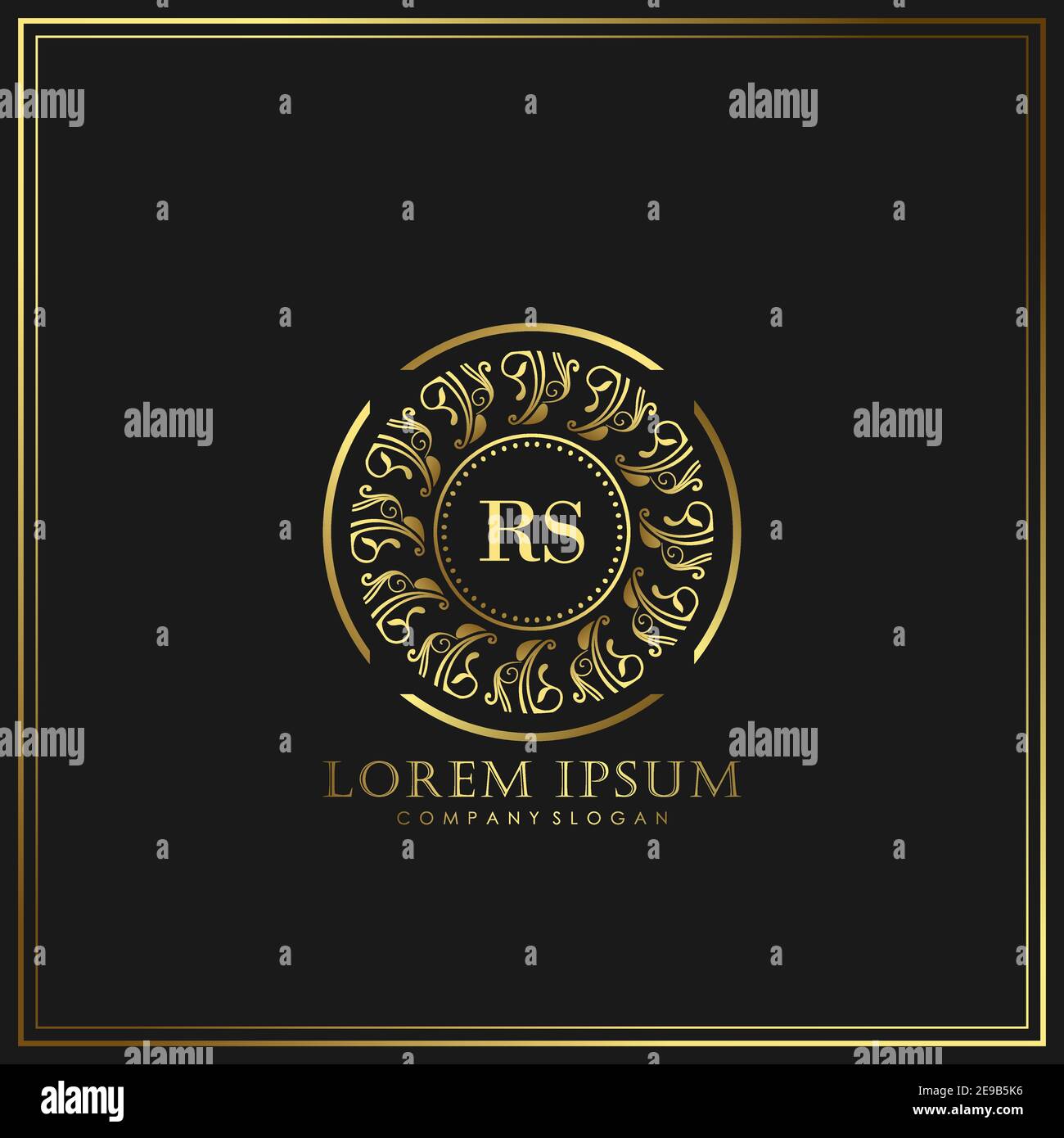 Letter rs logo hi-res stock photography and images - Alamy