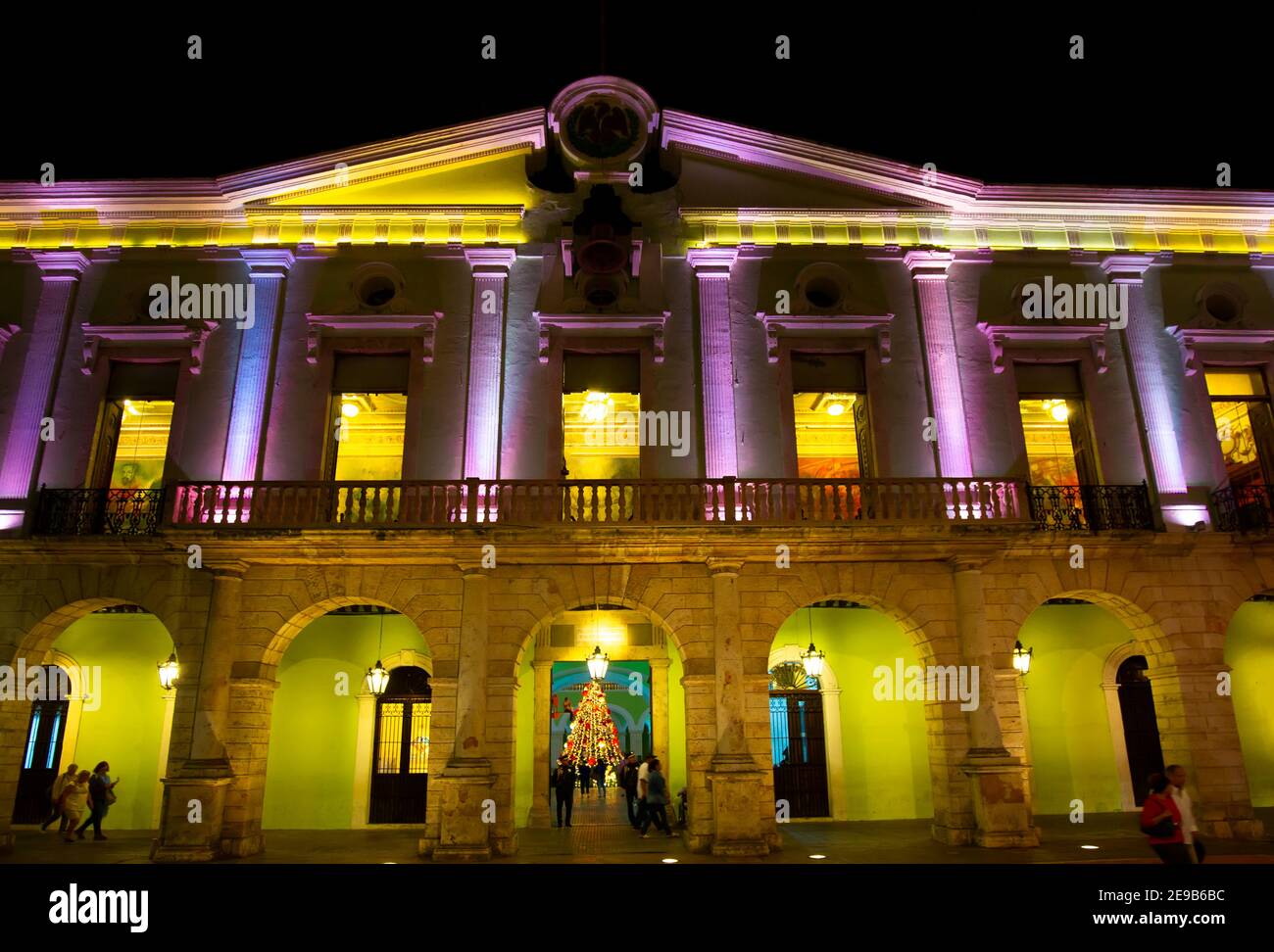 Merida, Mexico - 11 February, 2020: City Hall - Municipal Palace ...