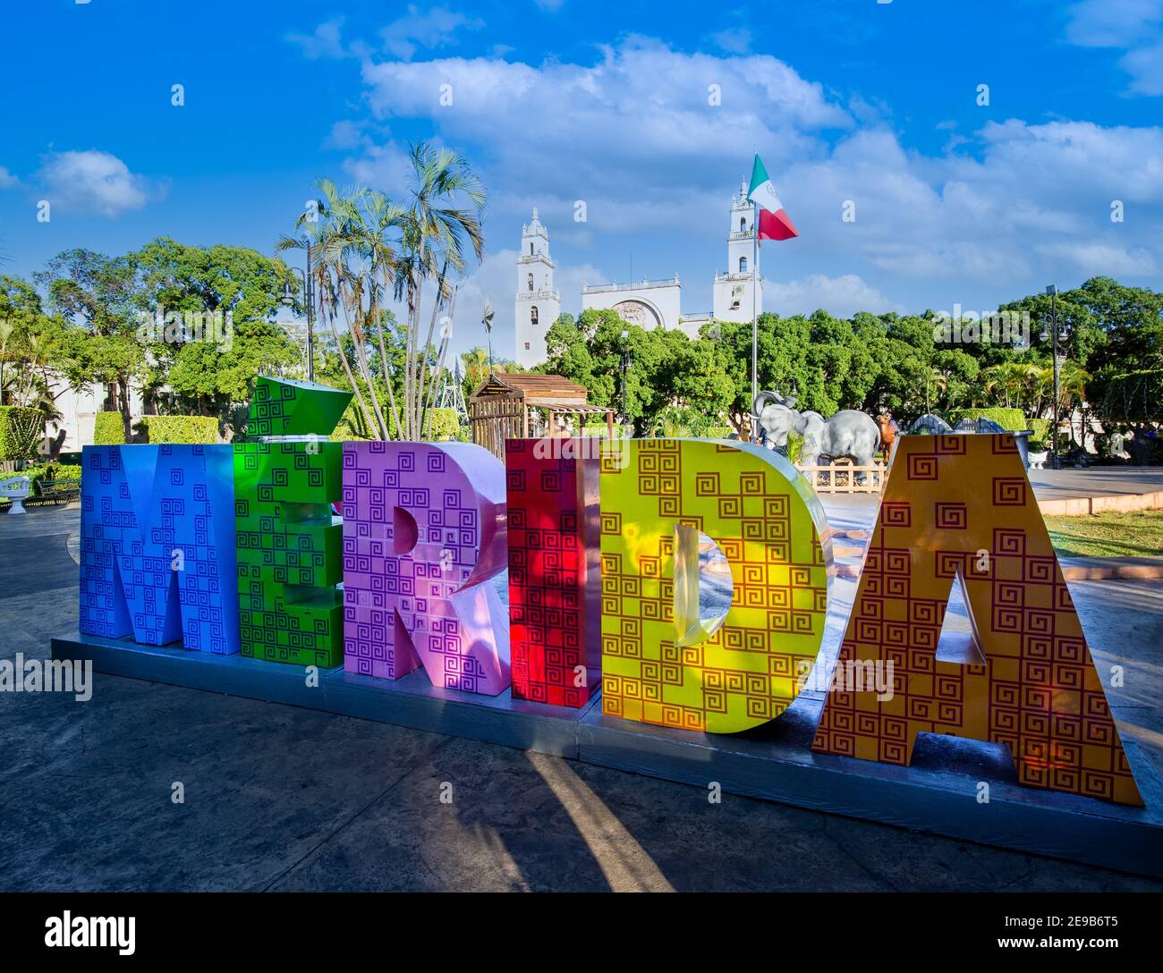 Big colorful letters representing Merida with an iconic Merida ...