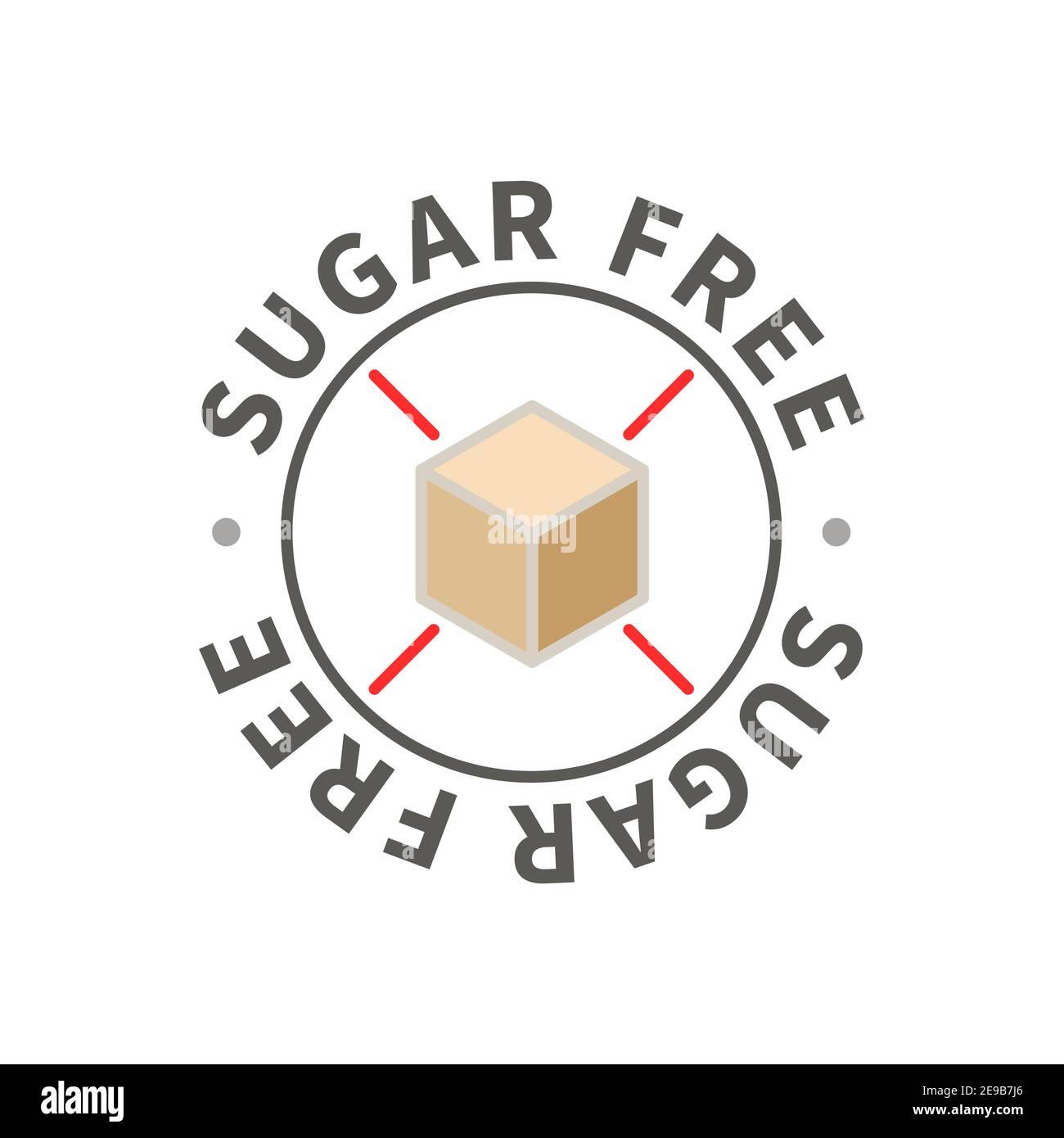 Simple allergen icon, sugar free sign on white Stock Vector Image & Art ...