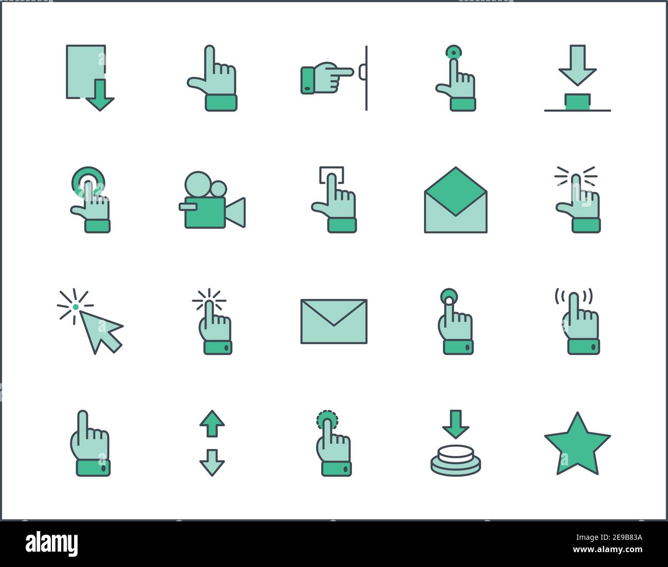 Set cursor image hi-res stock photography and images - Alamy