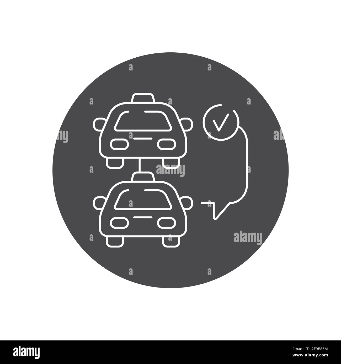 Car selection icon Black and White Stock Photos & Images - Alamy