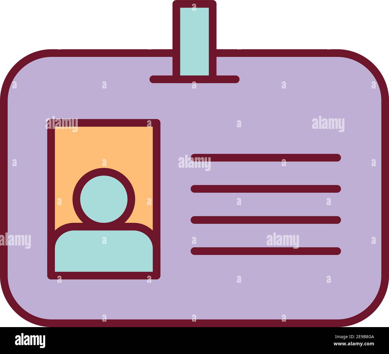 id with a purple color on a white background Stock Vector Image & Art ...