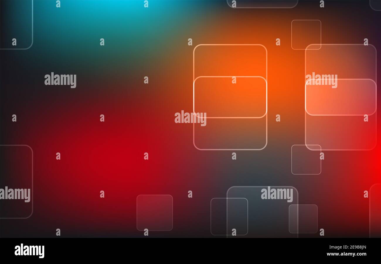 Abstract wide technology background with hexagons and gear wheels. Hi ...