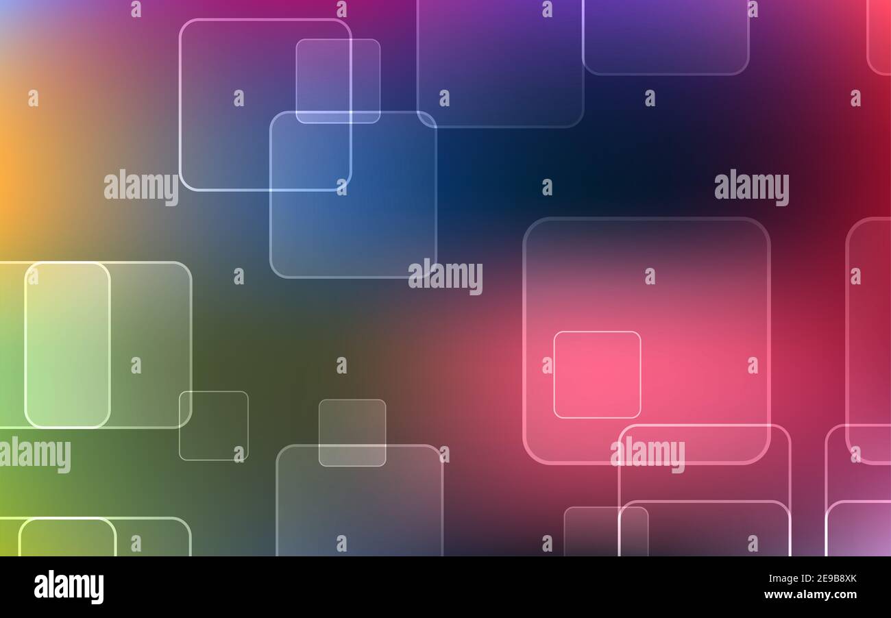 Abstract wide technology background with hexagons and gear wheels. Hi ...