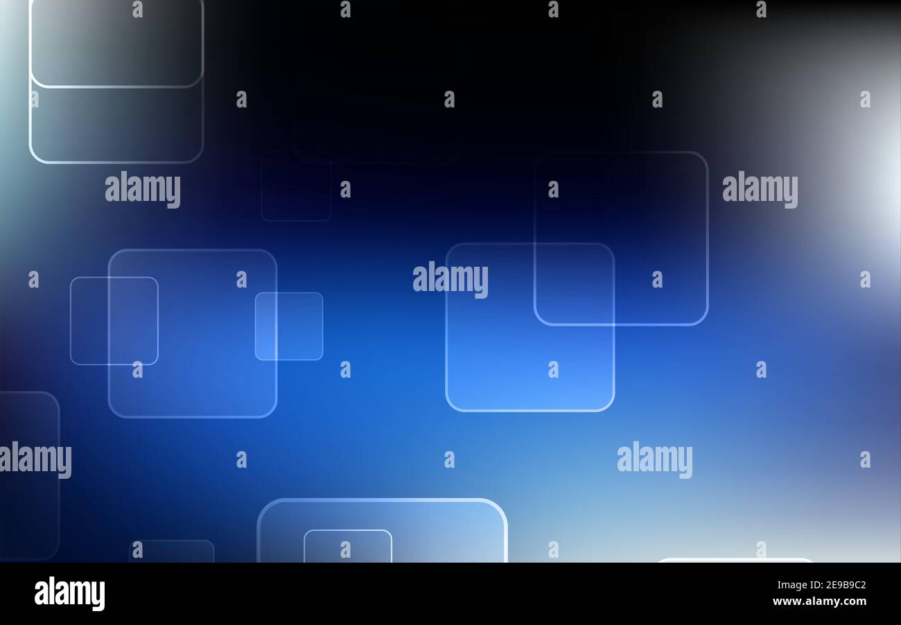 Abstract wide technology background with hexagons and gear wheels. Hi ...