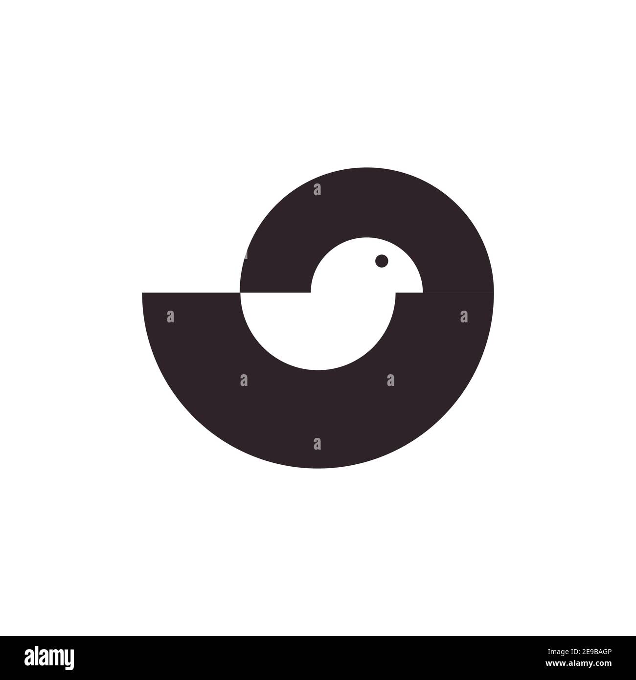 Vector duck in shifted shape style. Digital art Stock Vector Image ...