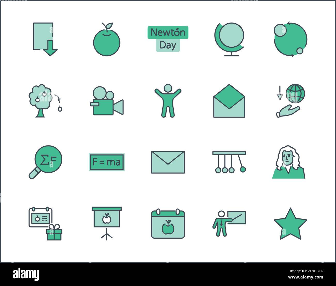 Isaac newton Stock Vector Images - Alamy