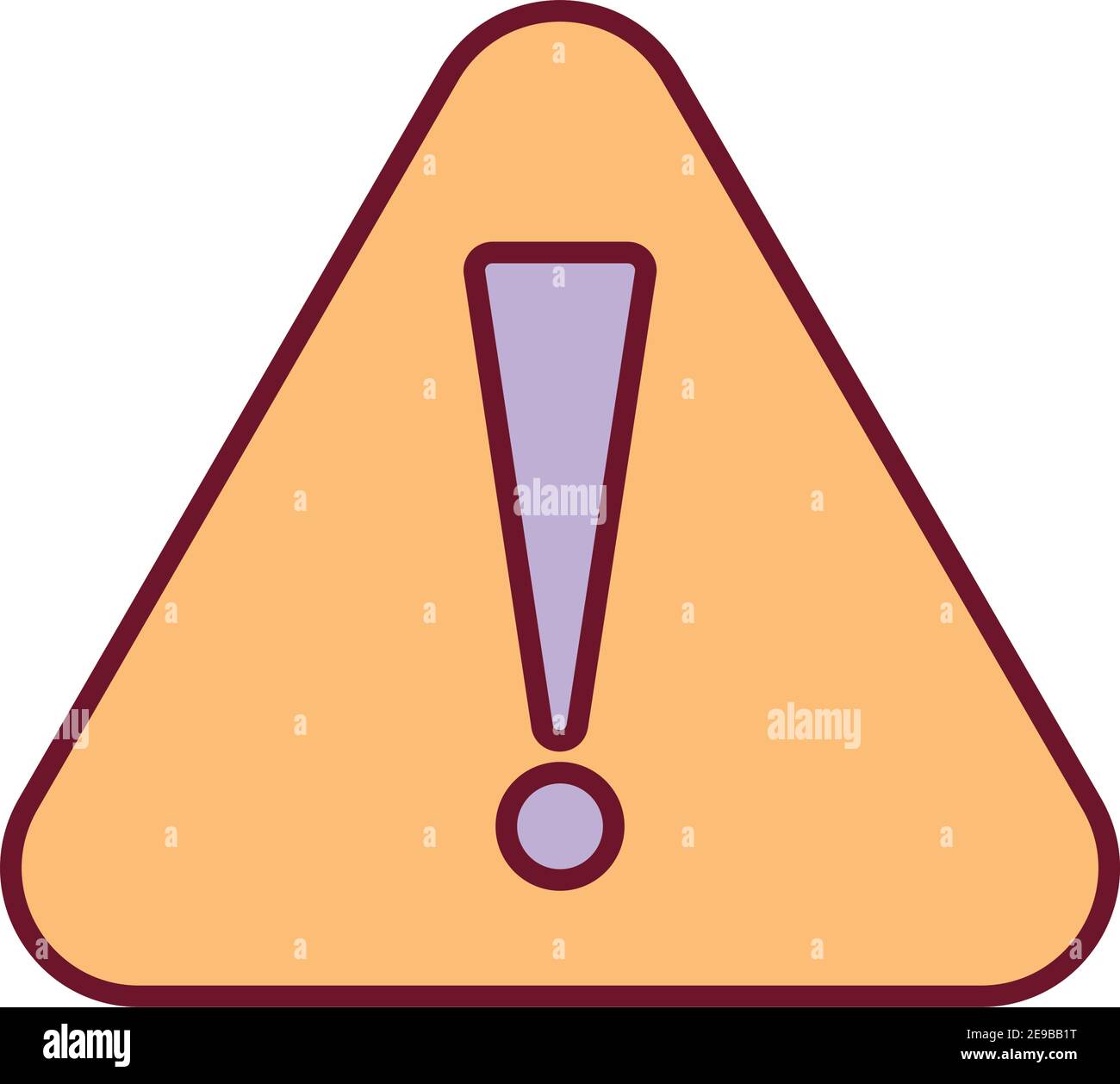 warning notice on a white background Stock Vector Image & Art - Alamy