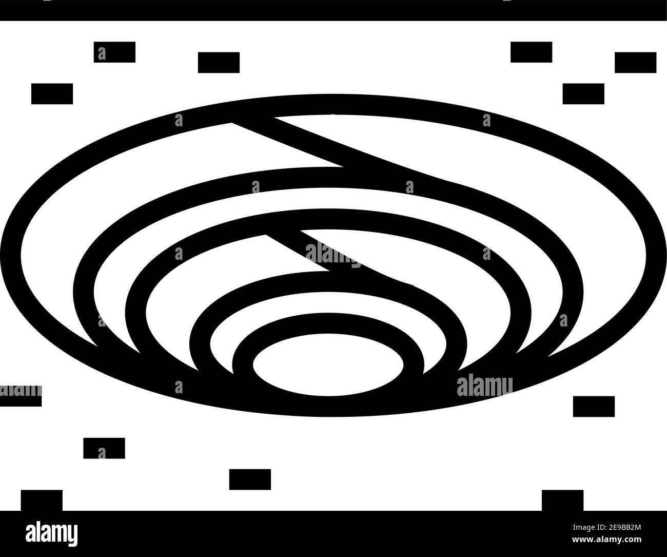 quarry stone line icon vector illustration Stock Vector Image & Art - Alamy