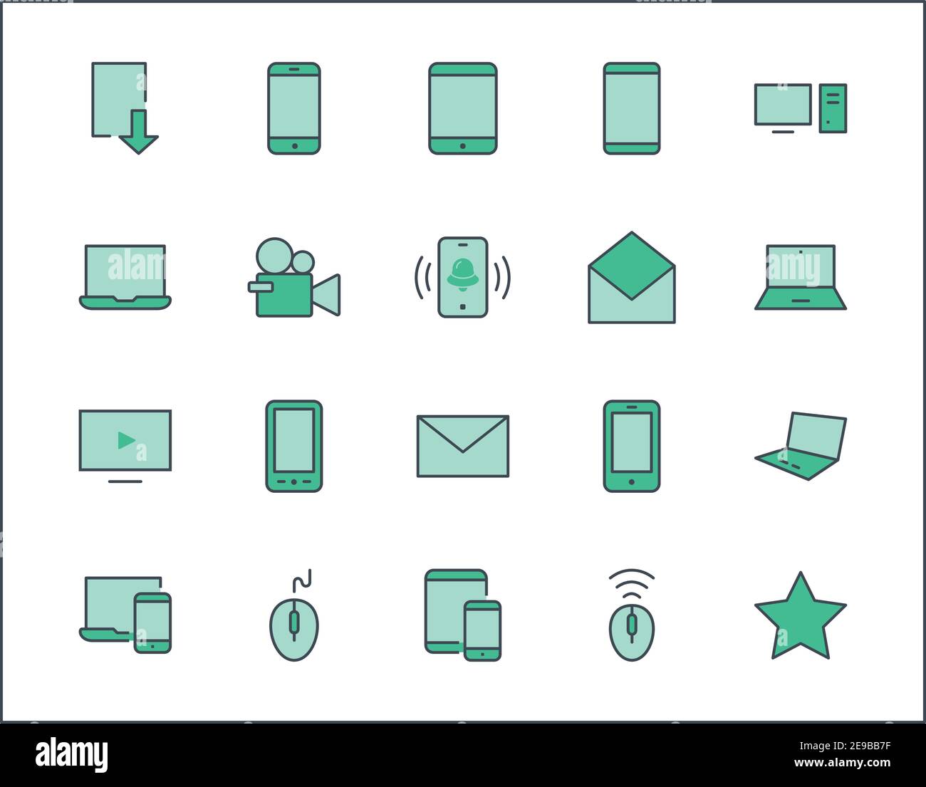 Smart gadgets vector vectors hi-res stock photography and images - Alamy