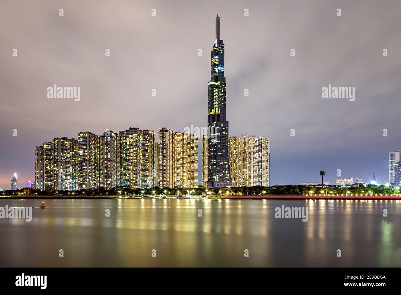 landmark 81 tower after 10 p.m Stock Photo - Alamy