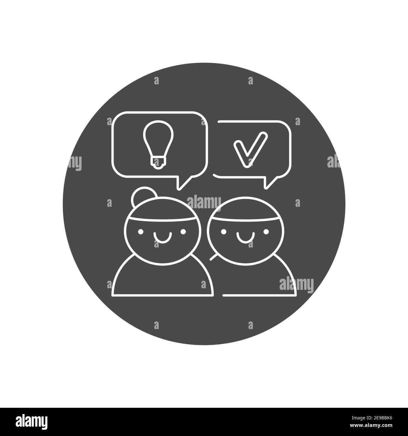 Logical reasoning black glyph icon. Soft skills. Pictogram for web ...