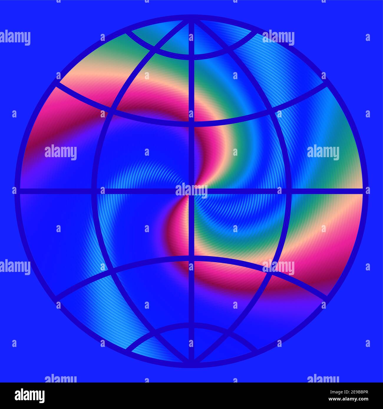 Illustration of the abstract globe icon Stock Vector Image & Art - Alamy