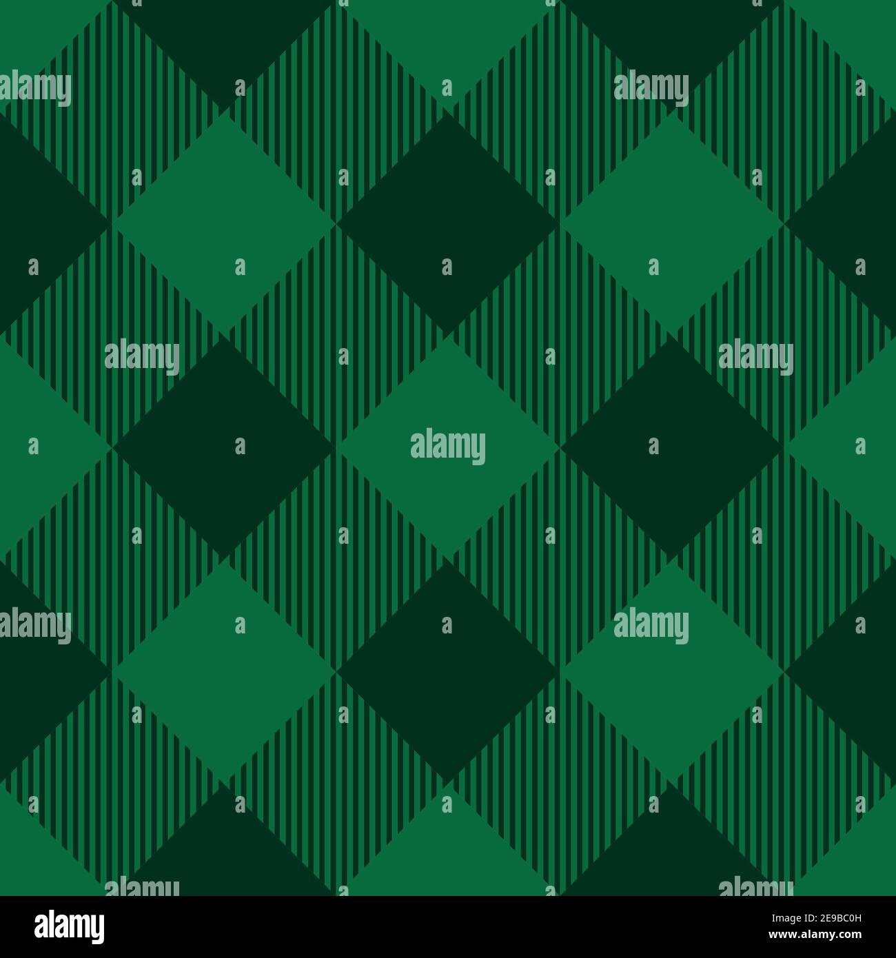 Lumberjack plaid pattern in green colors. Saint Patricks Day theme ...