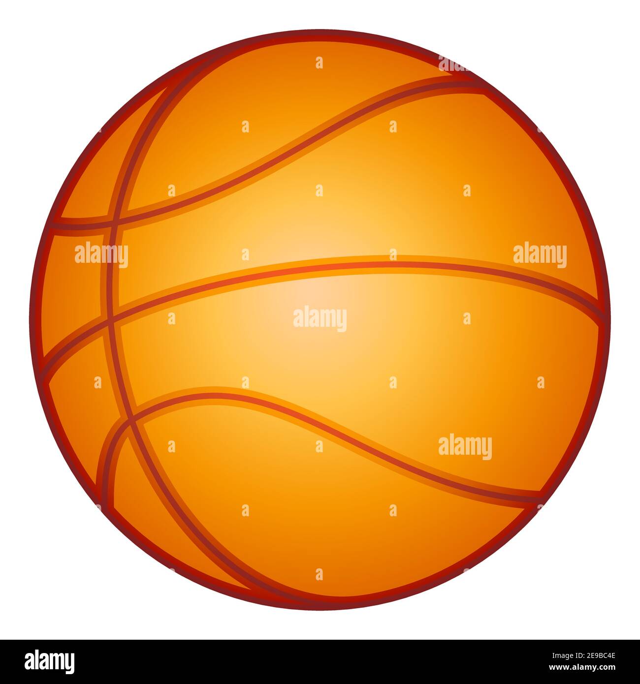 Illustration of the basketball ball Stock Vector Image & Art - Alamy