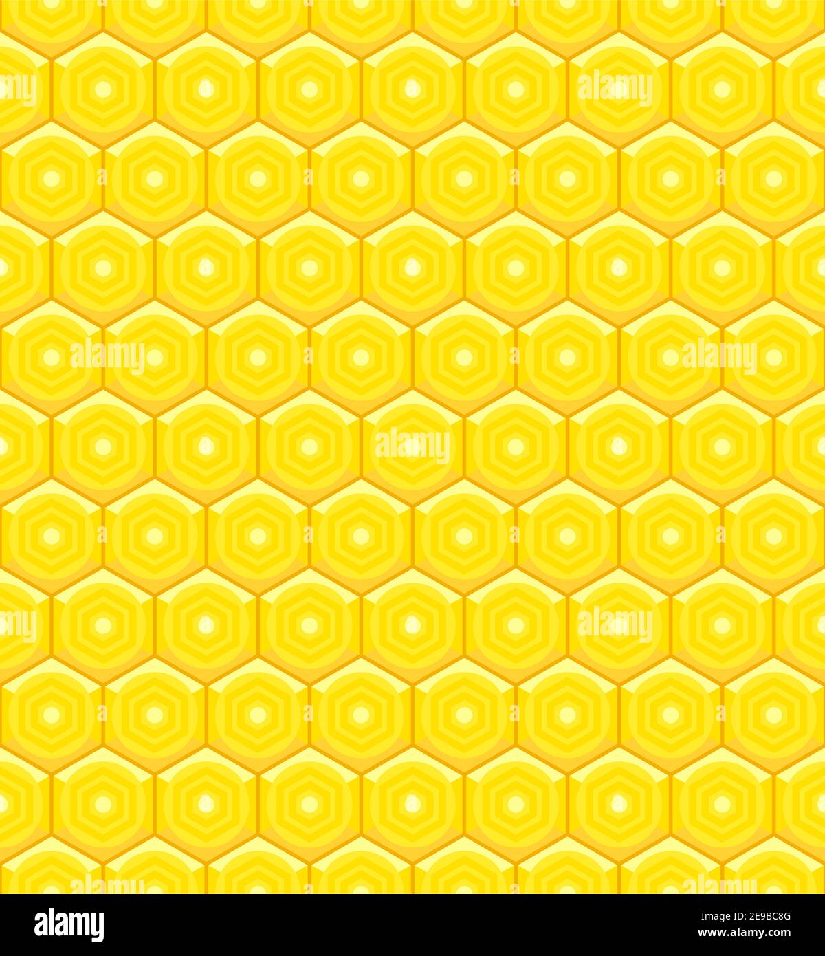 Seamless pattern of the abstract honeycomb cell elements Stock Vector ...