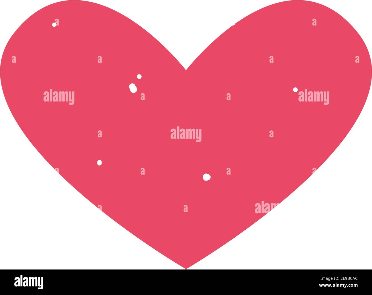 Heart design of love passion and romantic theme Vector illustration ...