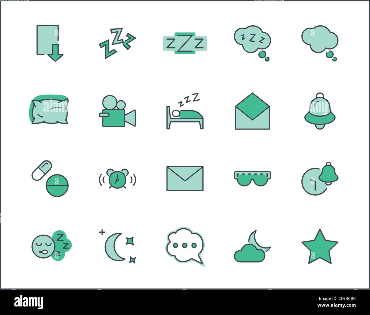 Sleeping pills vector vectors hi-res stock photography and images - Alamy