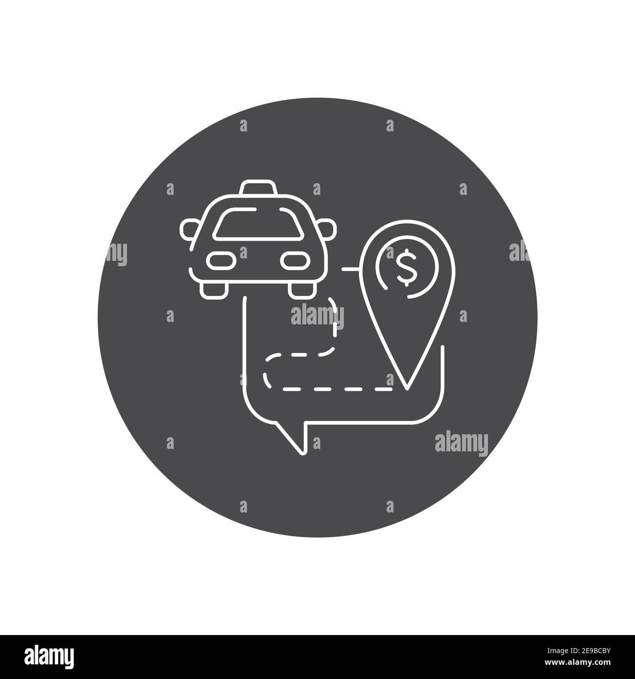 Cost taxi black glyph icon. Online mobile application order taxi ...