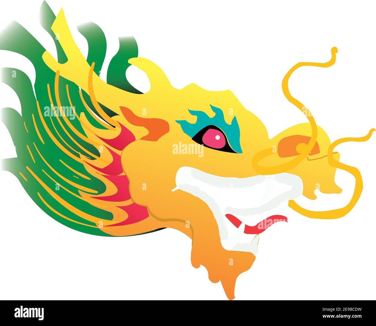 Isolated realistic mythological dragon Stock Vector Image & Art - Alamy